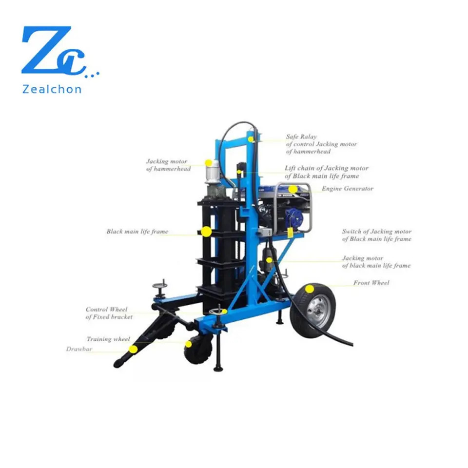 C126 SPT Soil Standard Dynamic Cone Penetrometer 63.5kg penetration test