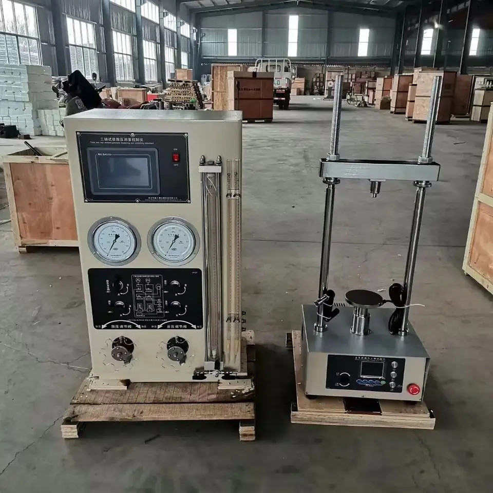 C002 ASTM Strain controlled soil triaxial press test apparatus for ...