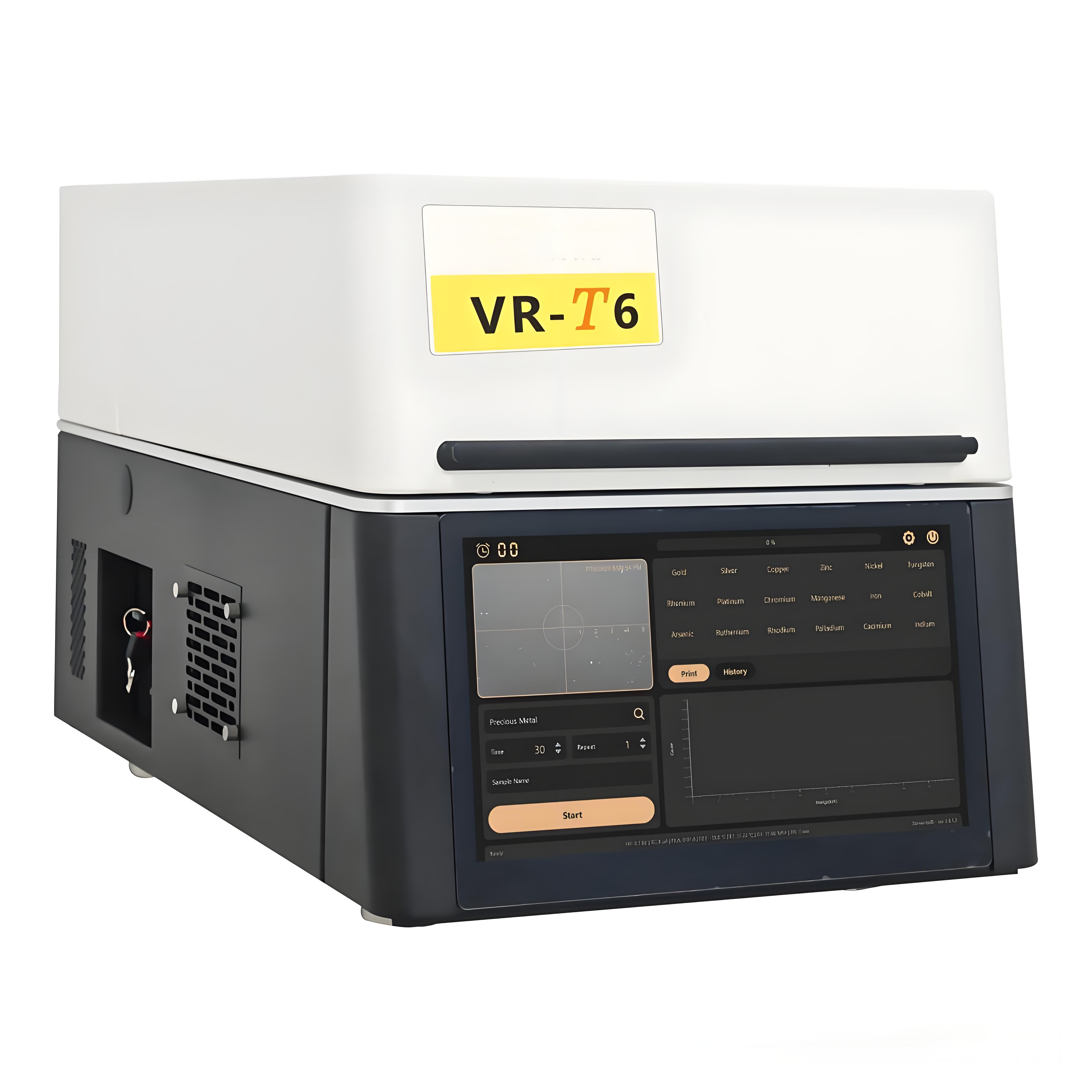 T6 model 99.999% and 24K gold testing machine of xrf metal analyzer