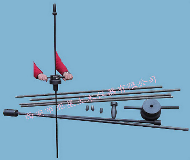 B046 Soil Testing instrument Light Dynamic Dutch Cone Penetrometer